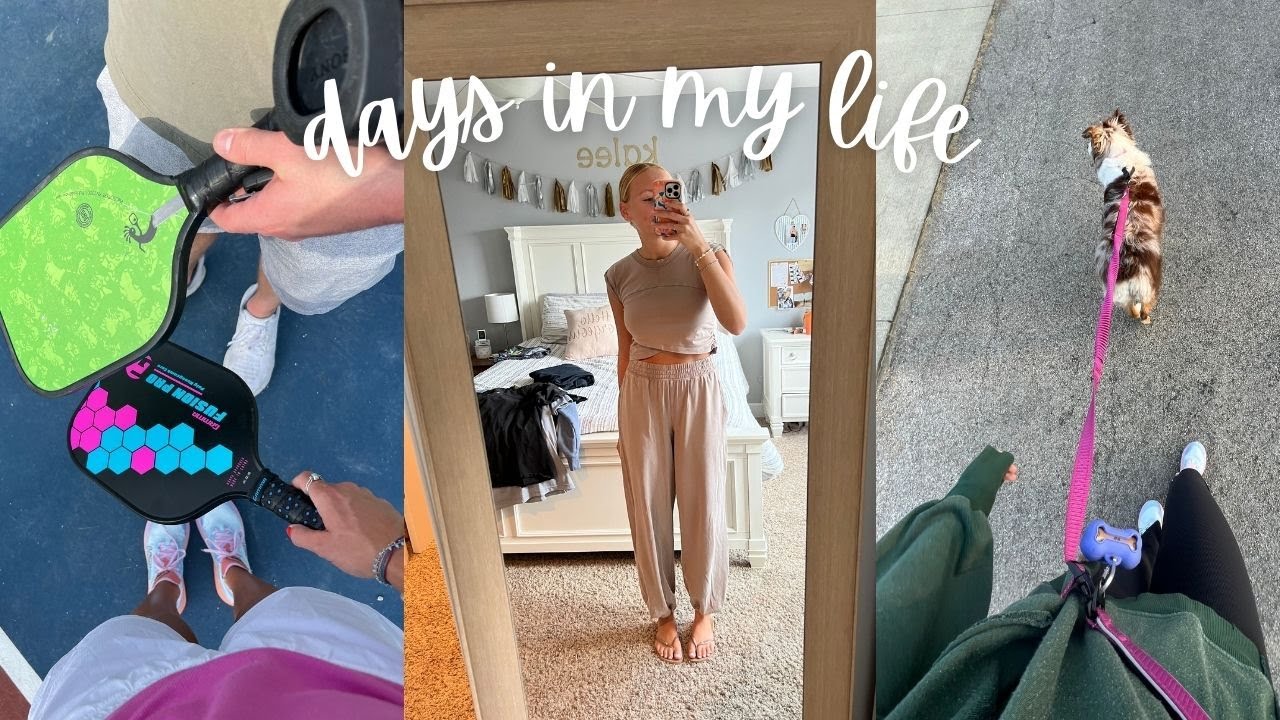 spend a dew days with me! playing pickleball, DIY nails, & a Sephora ...