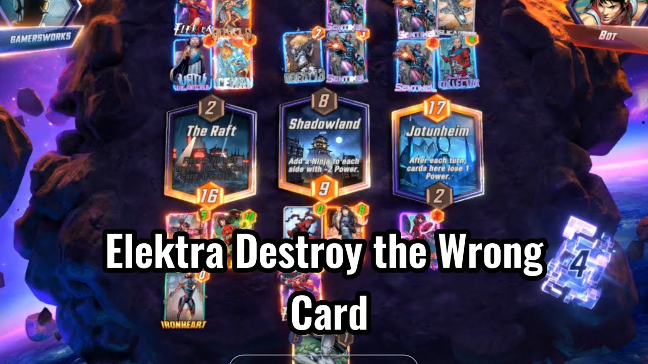 Elektra Destroy the Wrong Card | MARVEL SNAP - YouTube