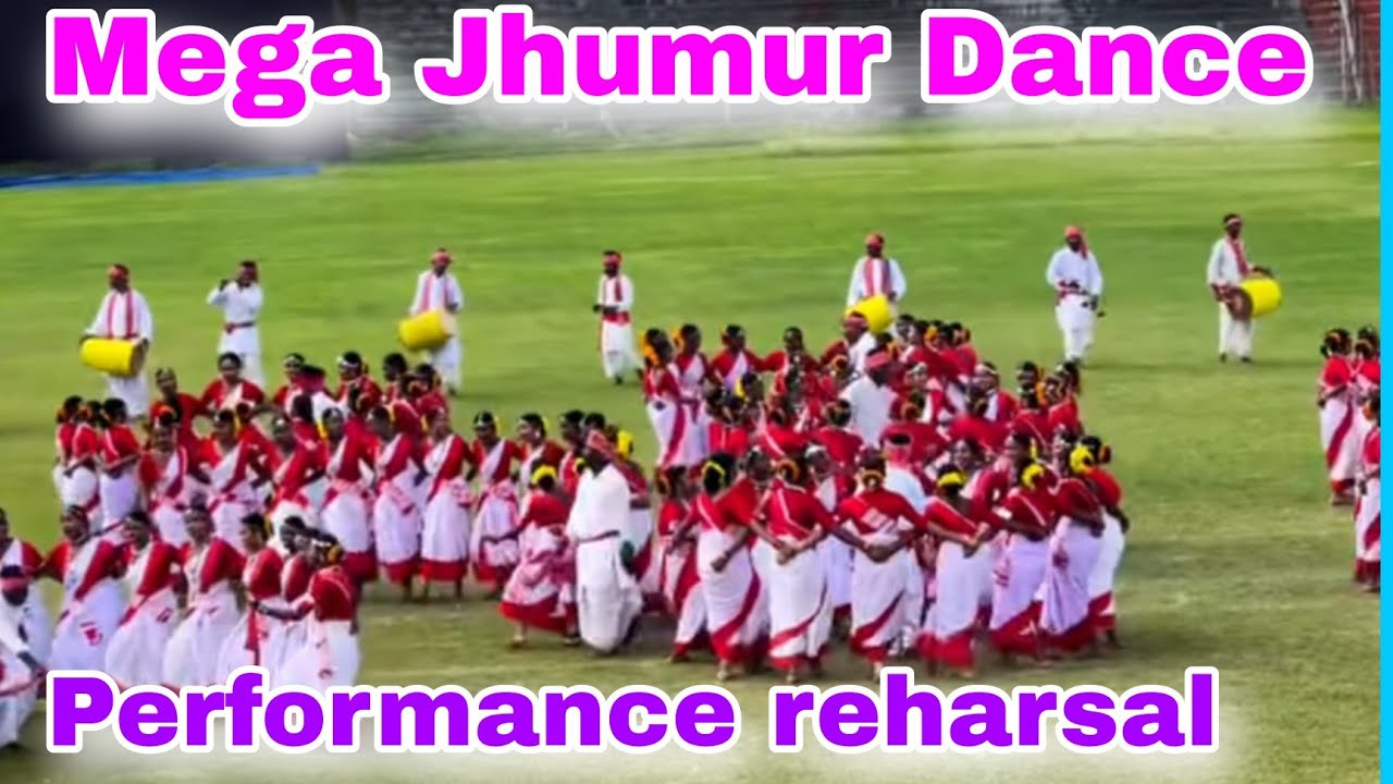 Mega Jhumur Dance Performance Reharsal ️ | Guwahati | Adivasi Jhumur ...