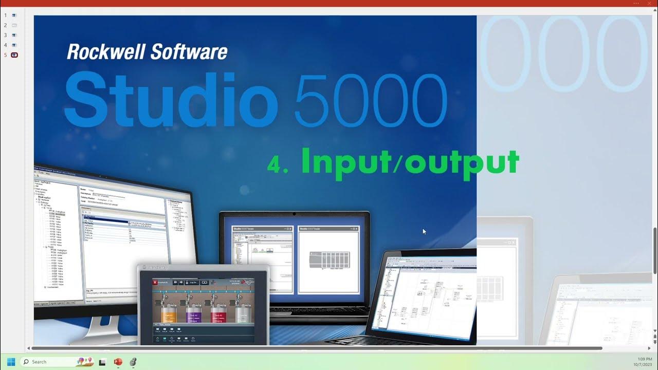 4.Studio 5000 - Input Output | PLC Tutorial - YouTube