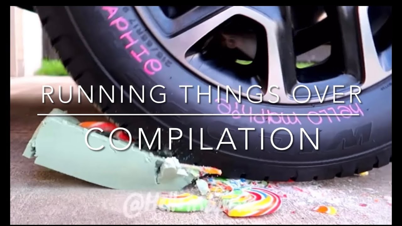 RUNNING THINGS OVER COMPILATION - YouTube