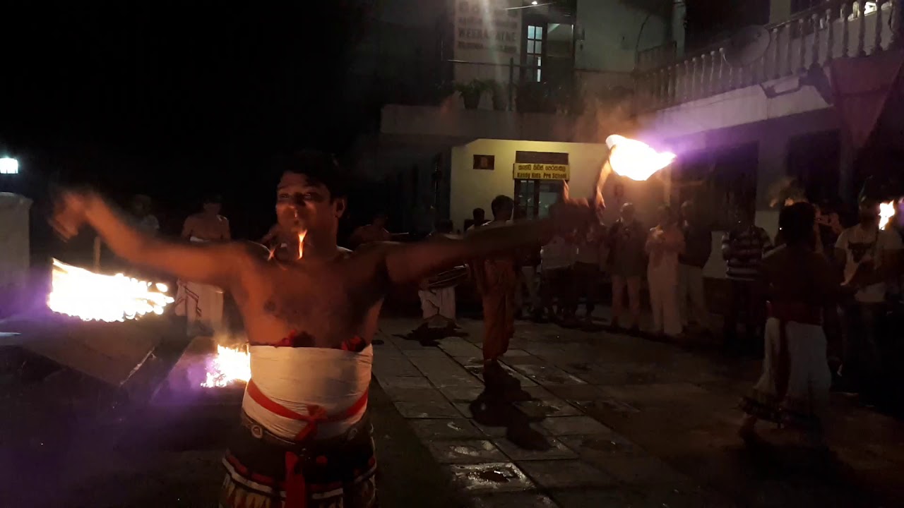 Kandyan Fire Dance in Kandy YMBA - YouTube
