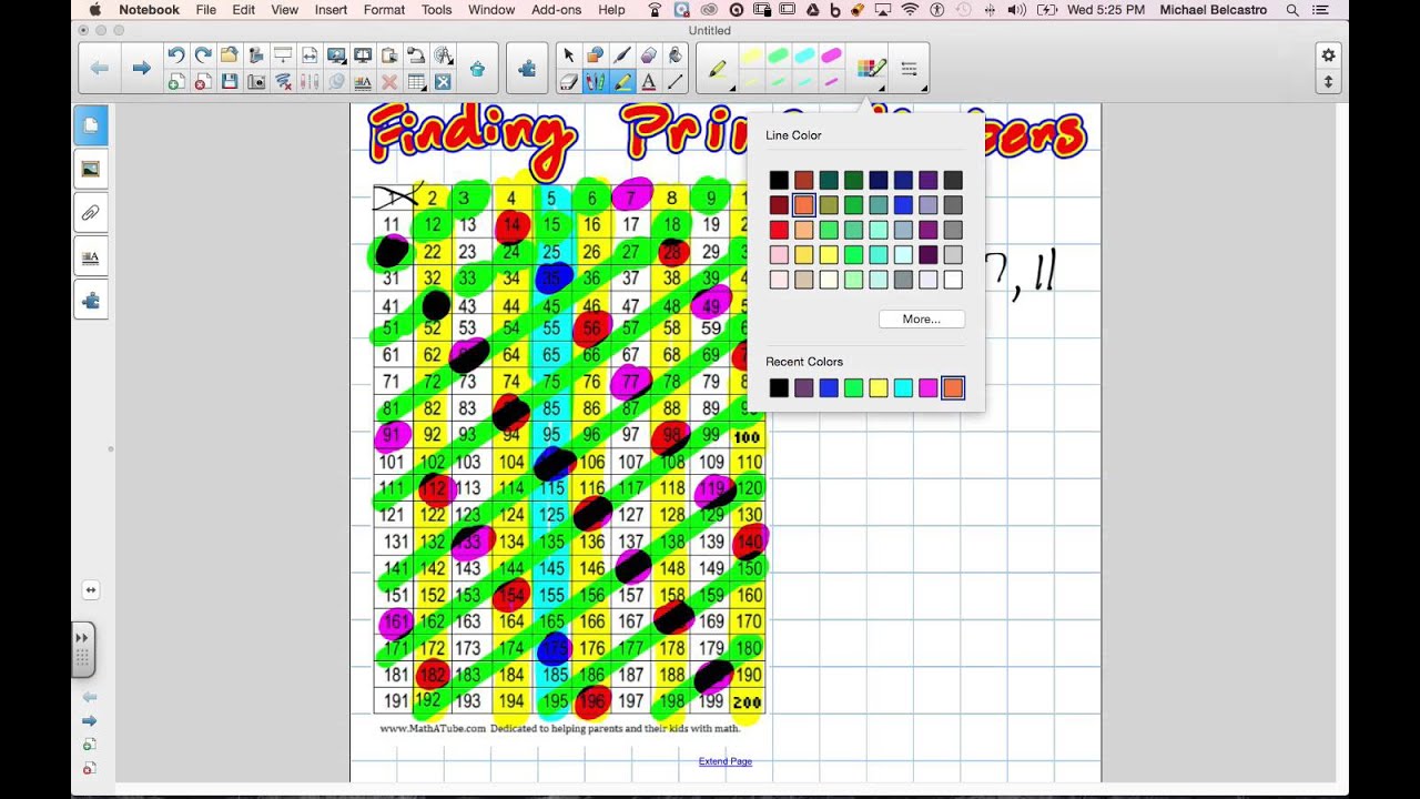 Finding Prime Numbers Grade 8 Nelson Lesson 1 3 9 16 15 - YouTube