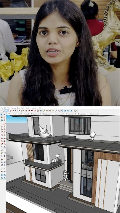 How to hide component when you are working in a group, Sketchup tricks #shorts #cad #viral - YouTube