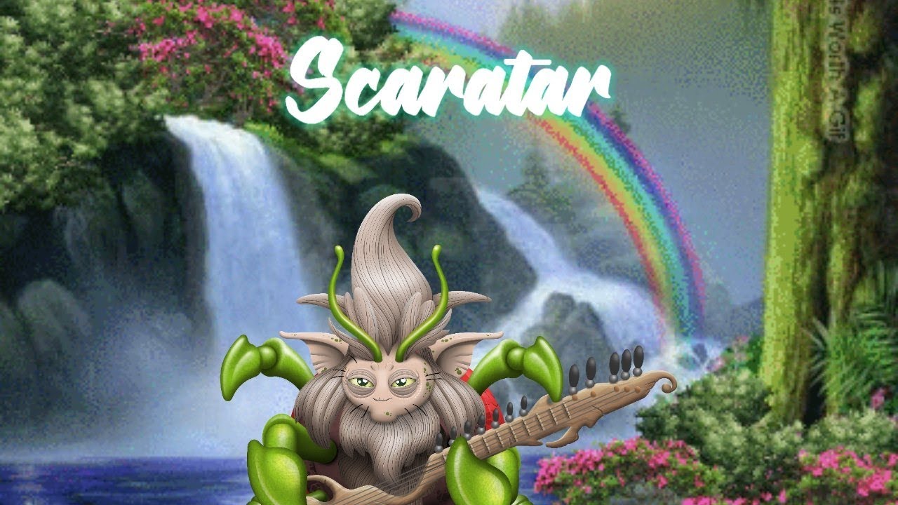 My Singing Monsters - Waterfall Island (Scaratar) - YouTube
