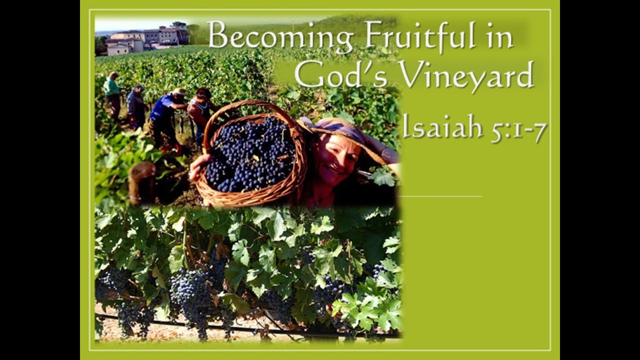 Being Fruitful in God's Vineyard - Clif Fox - 2023Jan08 - Groesbeck ...