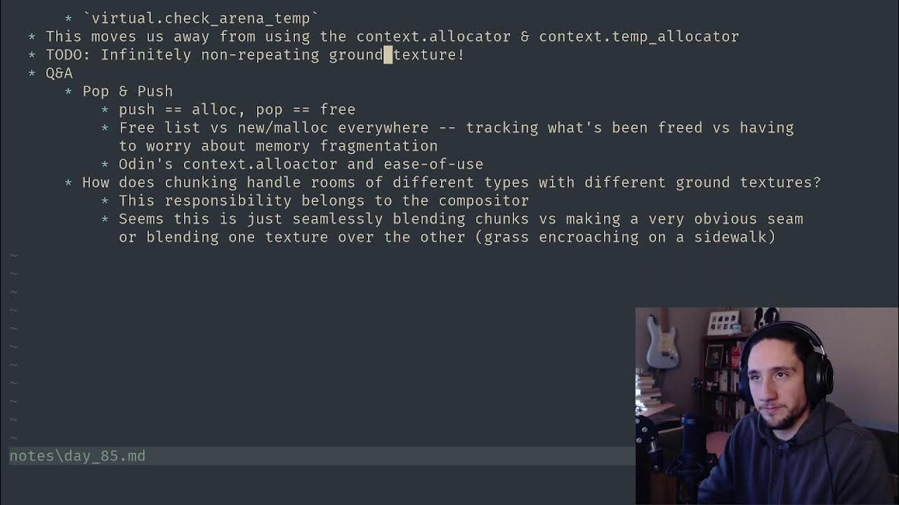 Odinmade Hero / Days 84 & 85 / Scrolling & Transient Ground Buffers - YouTube