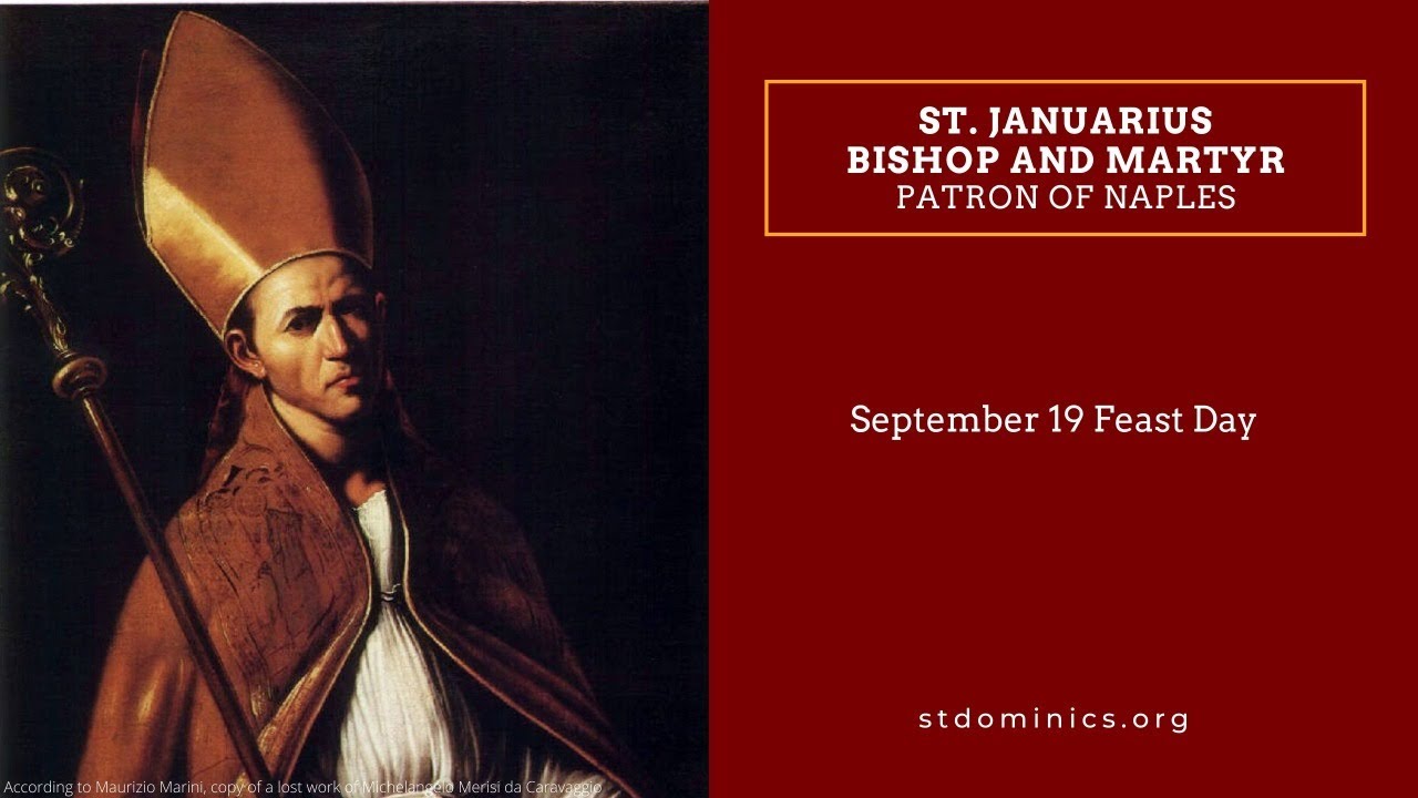 9/19/20 Sat - ST. JANUARIUS | 5 pm Evening Prayer - YouTube