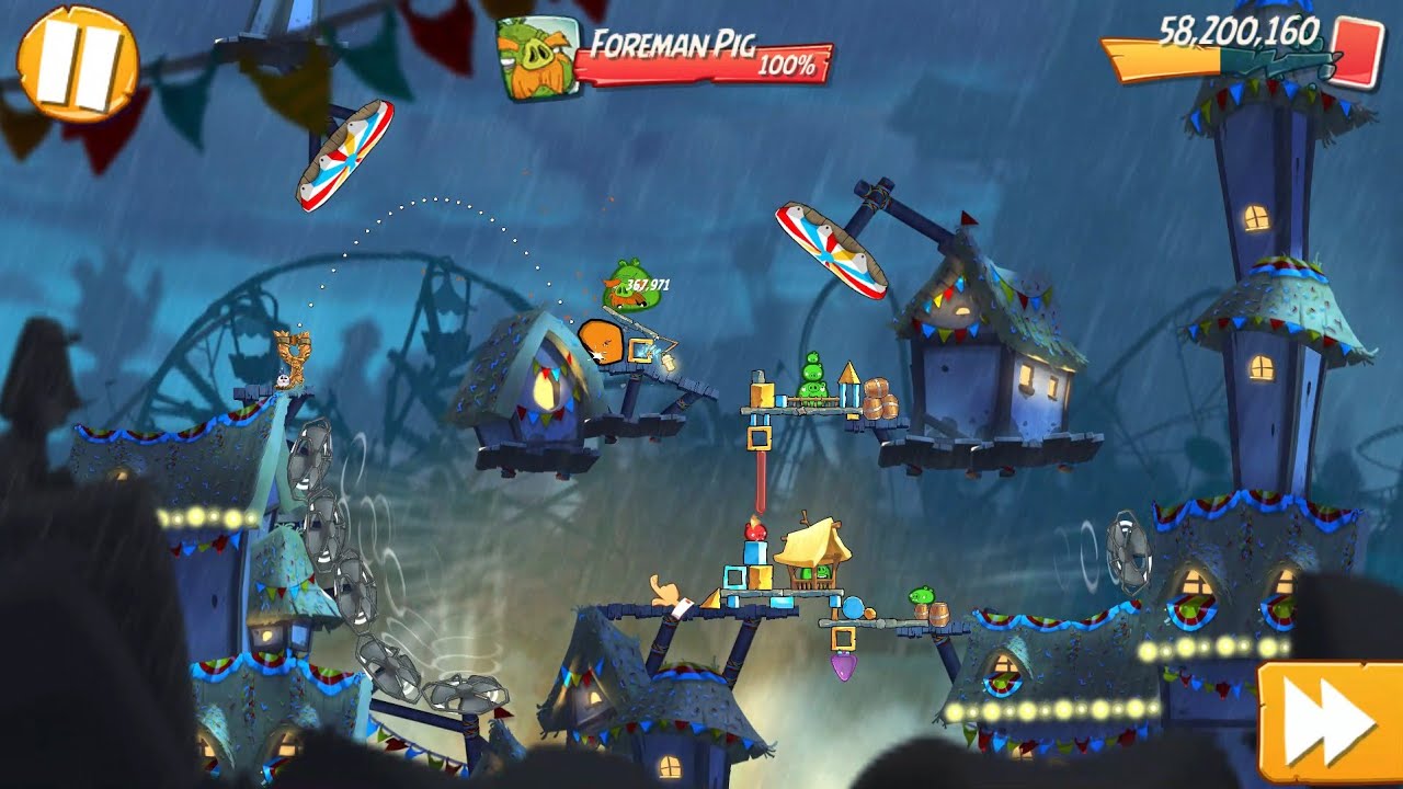 Angry Birds 2 Windows PC Daily Challenge 4-5-6 rooms for extra Silver ...