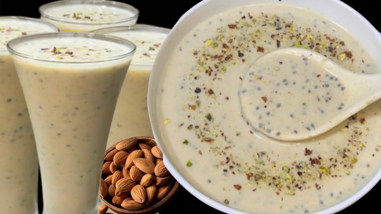 Healthy Drink For Iftar | Ramzan Special Drink Recipe | Badam Doodh ...