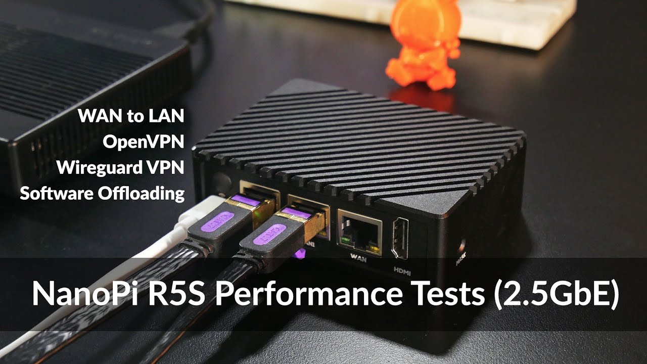 OpenWRT - NanoPi R5S Performance Test (NAT, OpenVPN & Wireguard VPN ...