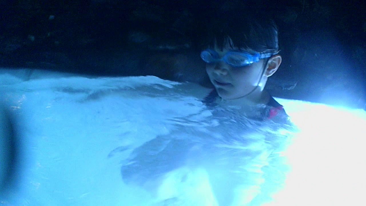 Rapids at night - YouTube