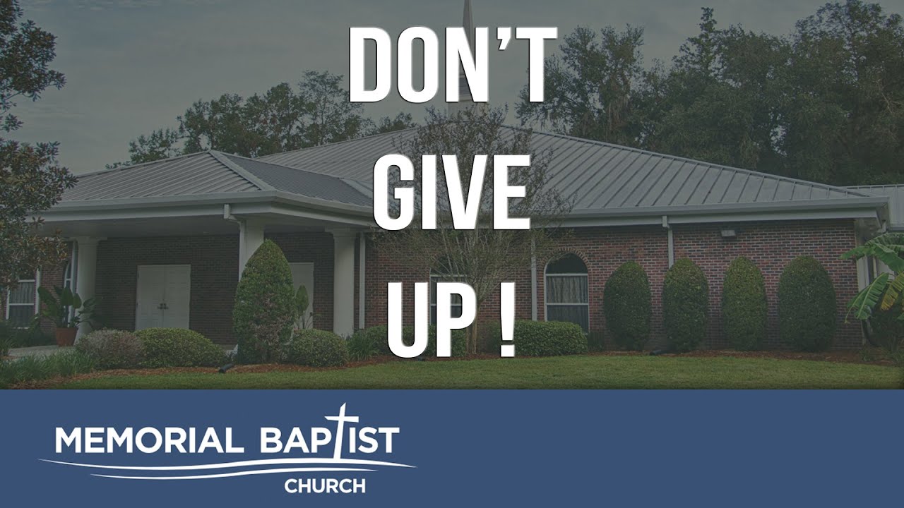 Don't Give Up - Evangelist Matt Downs - YouTube