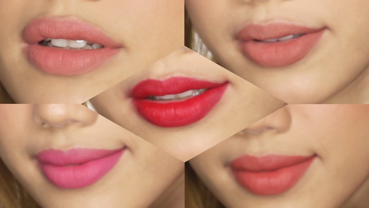 SWATCH LUME COLORS VELVET LIP COAT - YouTube