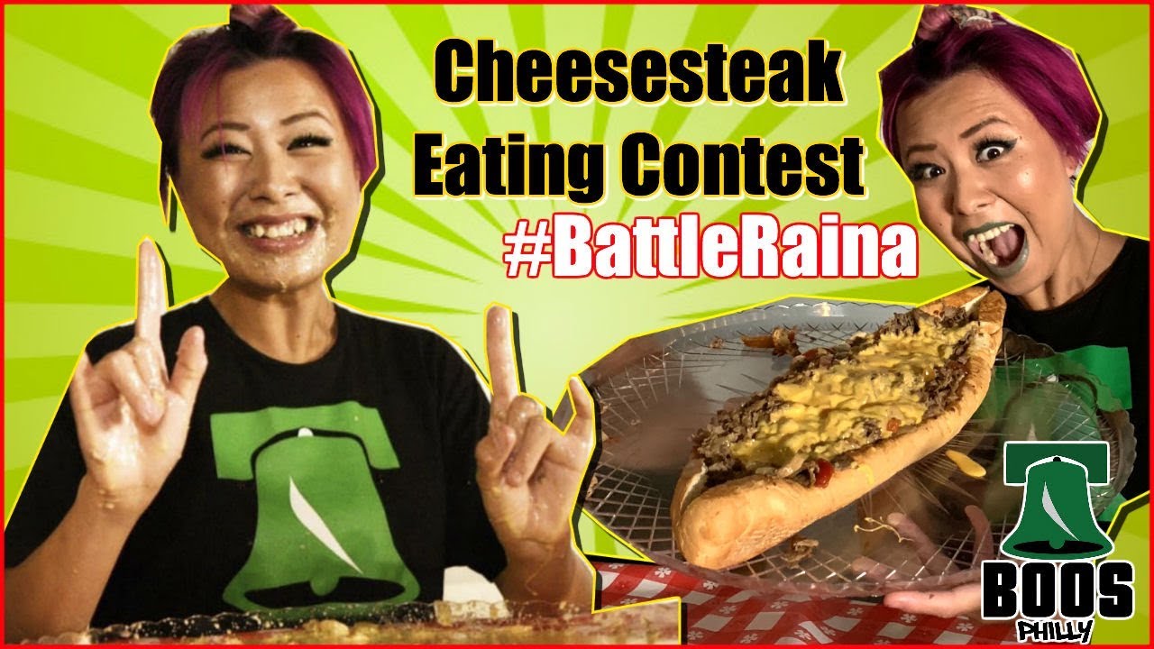 #BattleRaina Cheesesteak Eating Contest | Boo's Philly - Hoagdown 2018 ...