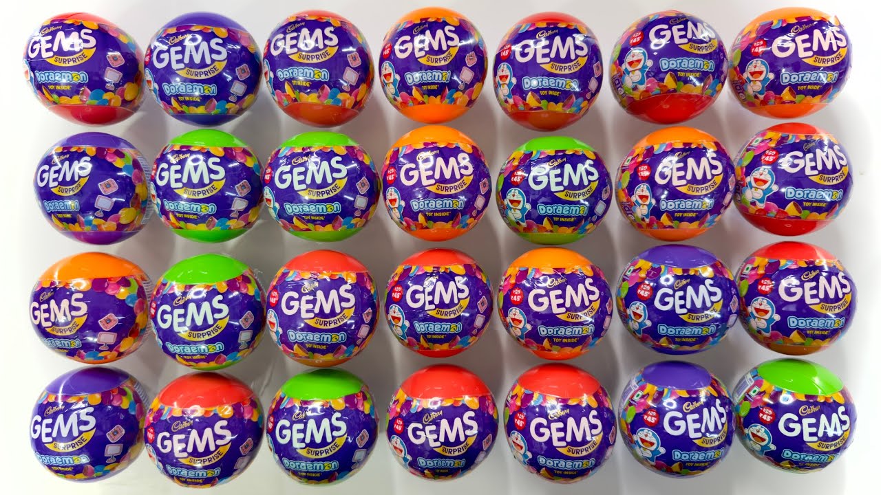 GEMS SURPRISE BALLS UNBOXING WITH SURPRISES OPENING || ASMR - YouTube