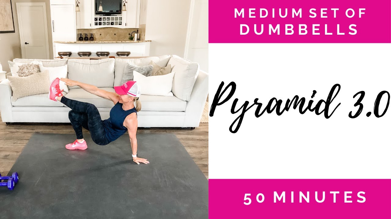 50-Minute Pyramid 3.0 Workout | Total Body | Dumbbells - YouTube
