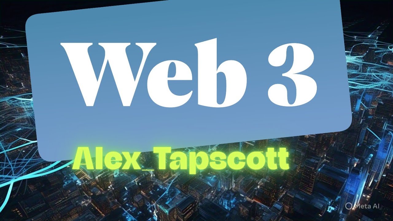 Beyond Crypto: How Web3 Changes EVERYTHING (Alex Tapscott) - YouTube