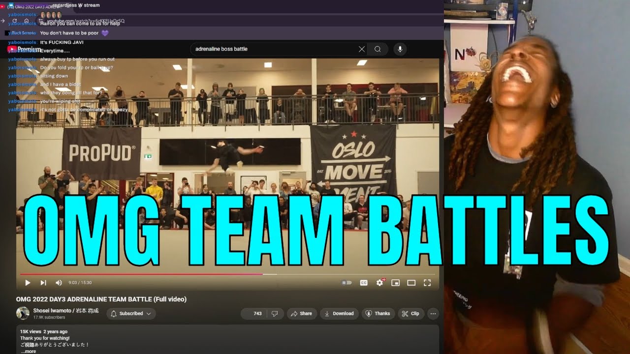 REACTING TO OMG 2022 TEAM BATTLES | ADRENALINE TRICKING - YouTube