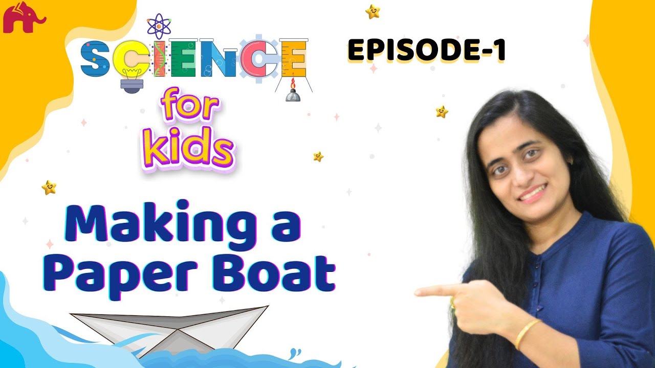 Paper Sail Boat | Easy Paper Crafts for kids | Science for Kids ...