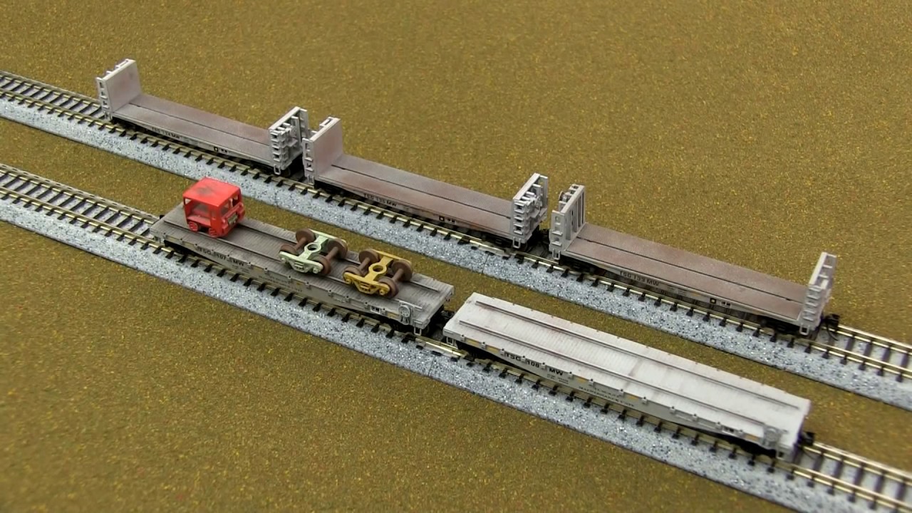 N Scale Custom Painted TSG MOW Equipment Part 4 - YouTube