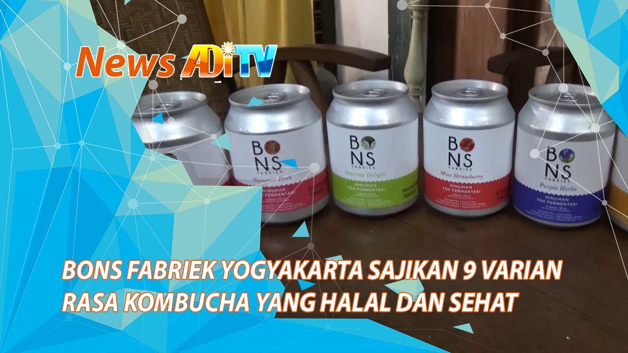 BONS FABRIEK YOGYAKARTA SAJIKAN 9 VARIAN RASA KOMBUCHA YANG HALAL DAN ...