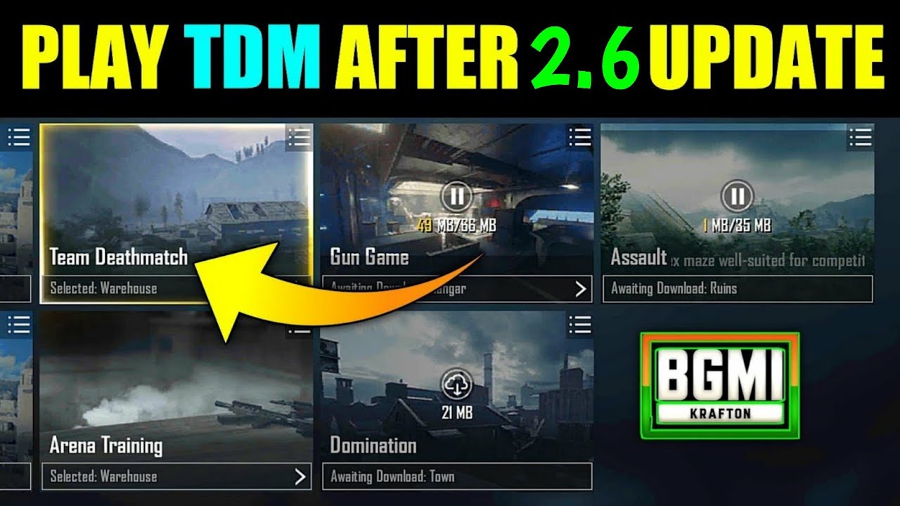 🔥How To Play Tdm Match In BGMI After New Update🔥How To Play TDM After ...