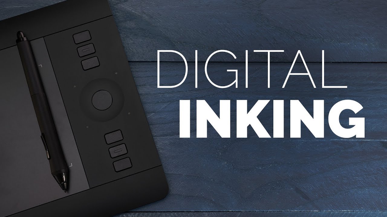 Digital Inking a Graphic Novel - YouTube
