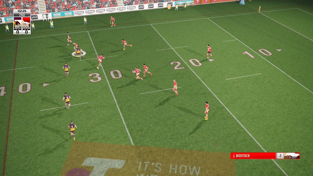 Rugby League Live 4 - Brisbane Broncos vs Dolphins - PS5 Gameplay - YouTube