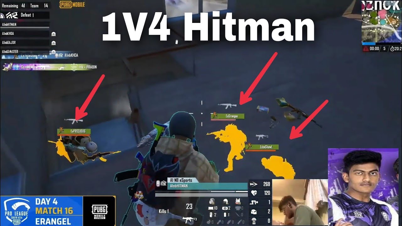 A1esHitman 1v4 ELEMENTRIX |@ElementriXOfficials @A1EsportsOfficial @XOXOX2244 - YouTube