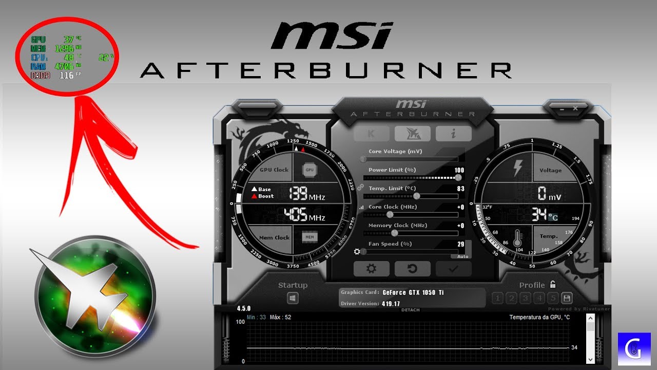 Como baixar, Instalar e Configurar o MSI AFTERBURNER - YouTube