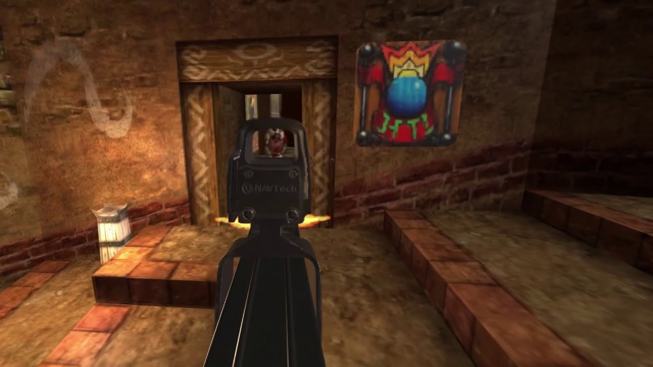 Playing a Zelda Majora's Mask level in Pavlov VR - YouTube