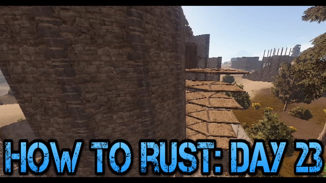 How To Rust: Day 23! | Adding Loot Room Shelves In A Large Tower! - YouTube