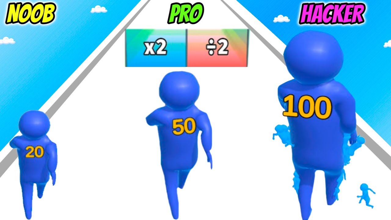 Giant Man 3D - NOOB vs PRO vs HACKER - YouTube