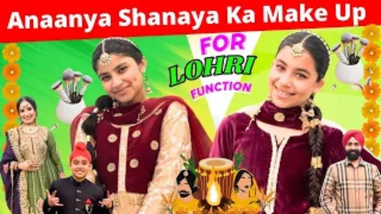 Anaanya & Shanaya Ka Make Up For Lohri Function | RS 1313 LIVE ...