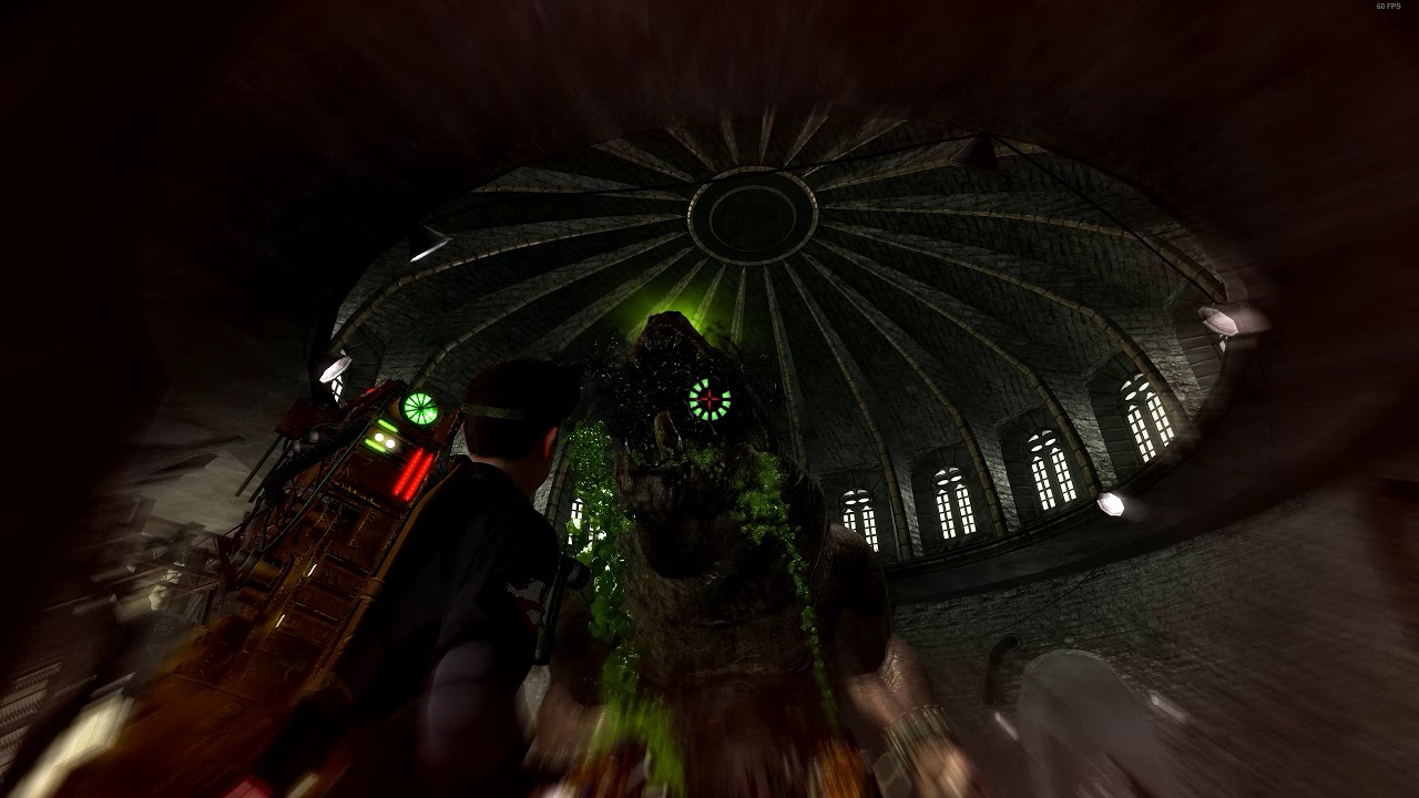 Ghostbusters The Video Game Defeating Black Slime Beast - YouTube