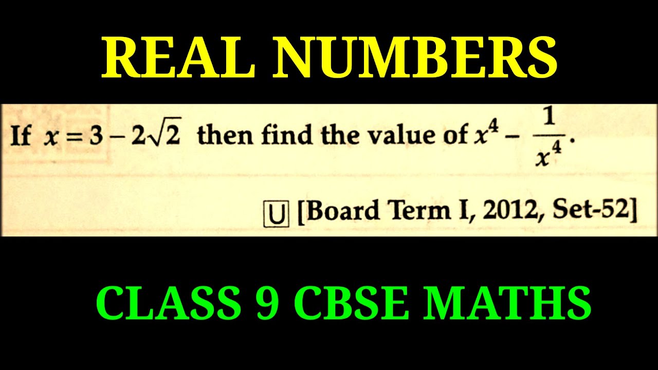 If X 3 2 2 Then Find The Value Of X 4 1 x 4 YouTube