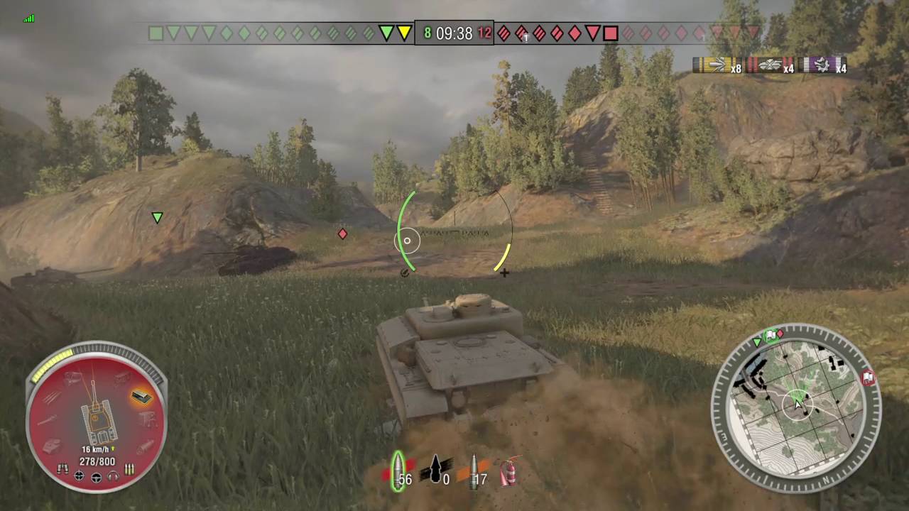 World of Tanks AT8 7 kill beatdown - YouTube