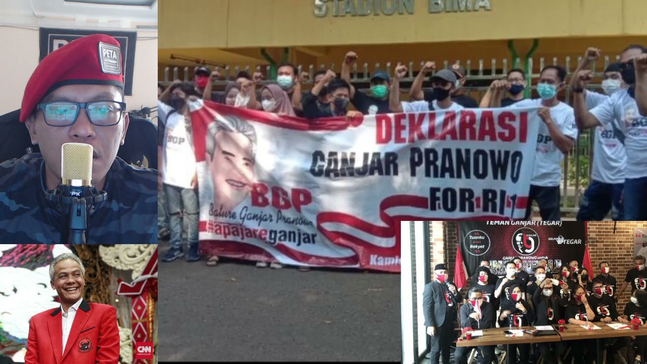 PDIP Mulai Terpecah. Kader PDIP Relawan Ganjar Bikin Logo Barisan ...