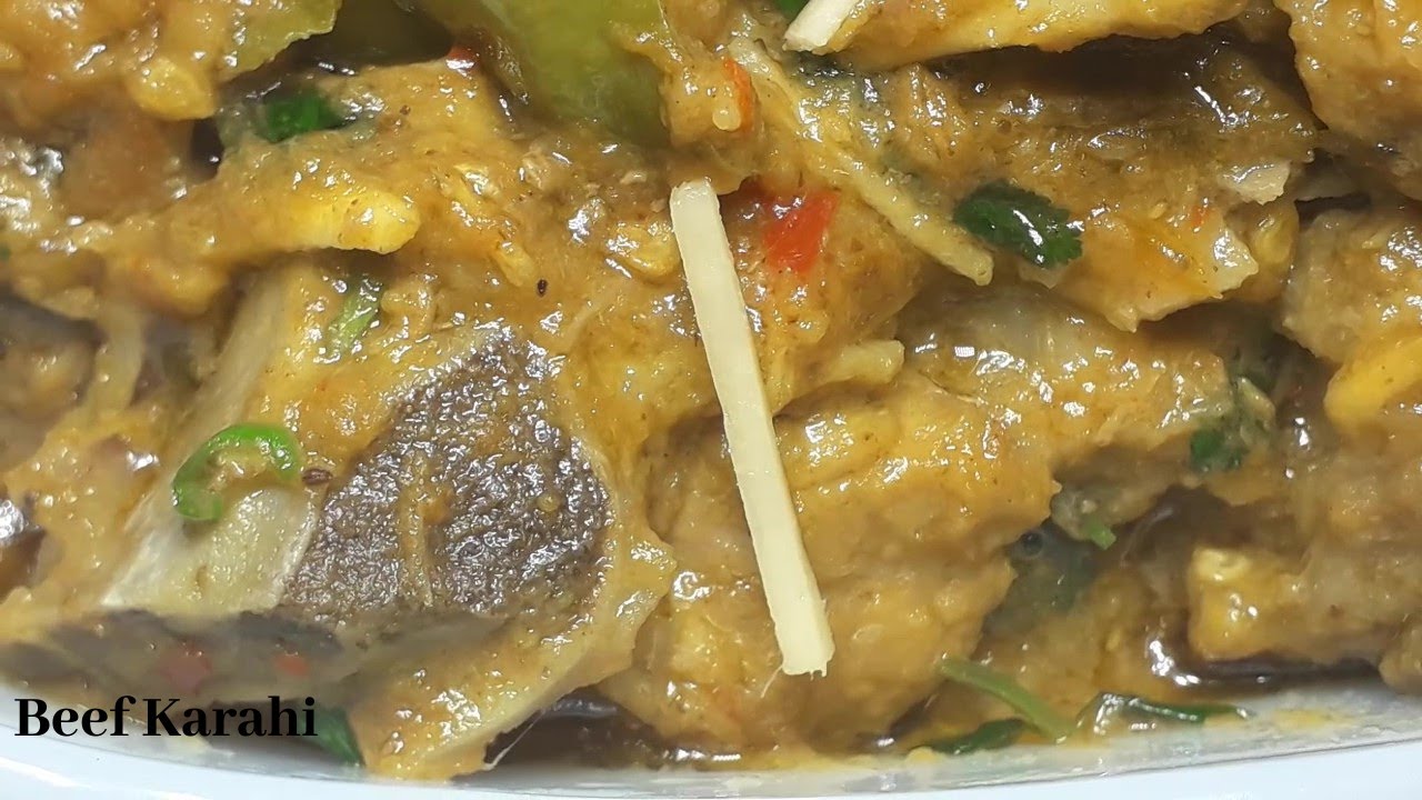 Beef Karahi Recipe | Street Food Special | Bakra Eid Special - YouTube