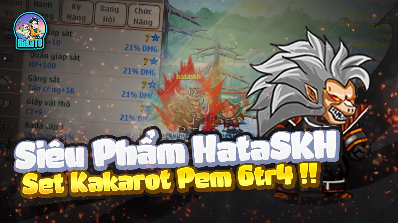 NRO BLACK - SIÊU PHẨM HATASKH SET KAKAROT PEM 6TR4 MẠNH NHẤT NGỌC RỒNG ...