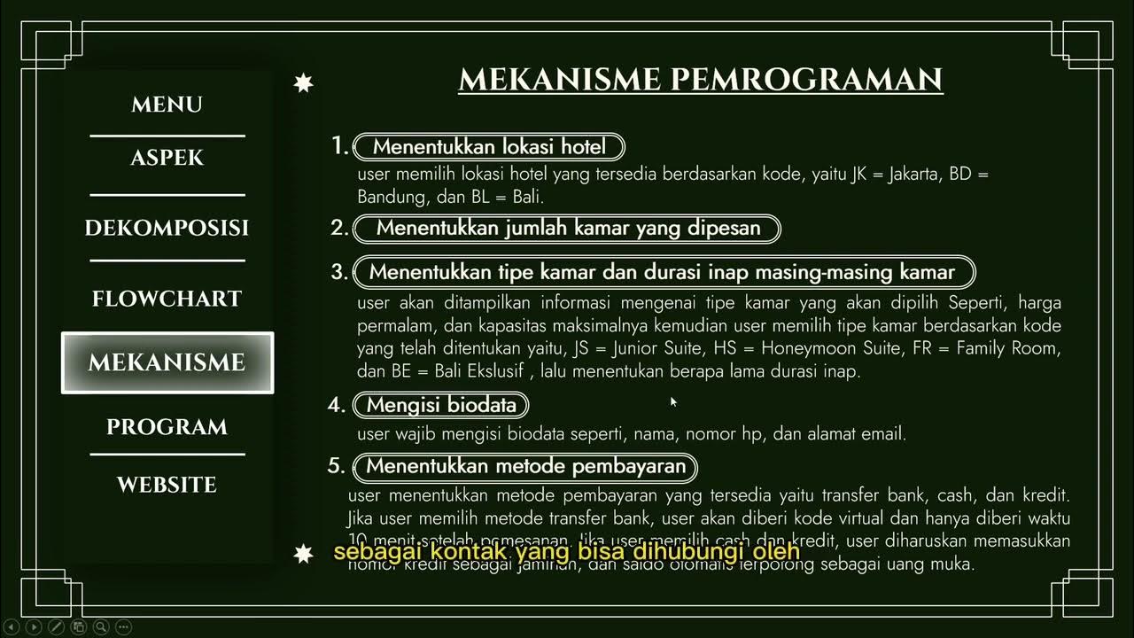 Program Reservasi Hotel Online - YouTube