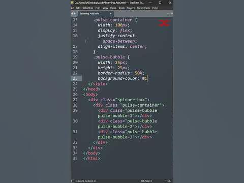 Blinking Dots | HTML CSS - YouTube