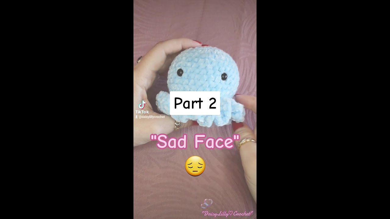 How to make cute different little faces on your crochet plushies # PART ...
