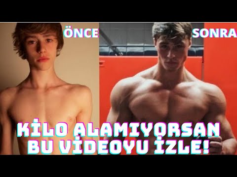 ZAYIFSAN VE KİLO ALMAK İSTİYORSAN BU VİDEO SENİN İÇİN! (5 Madde) KİLO ALMA GARANTİLİ!!!