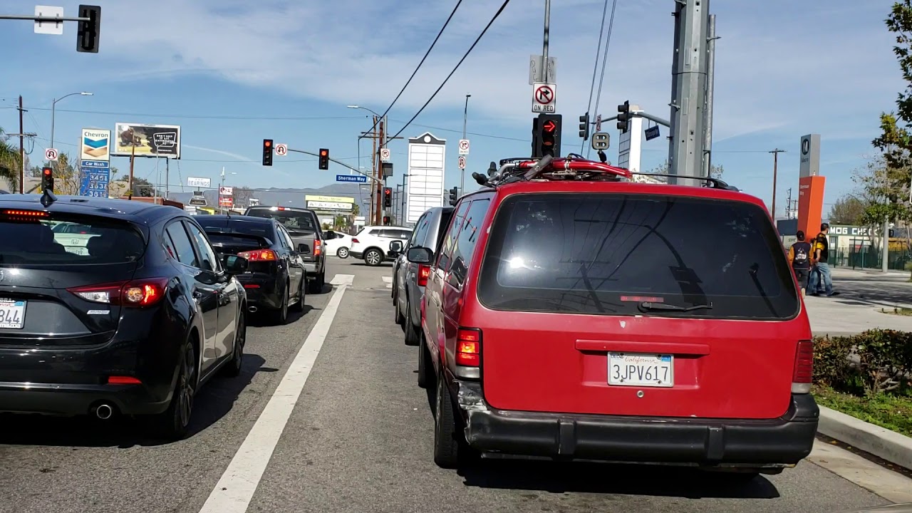 Red light Camera at Canoga and Sherman way - YouTube