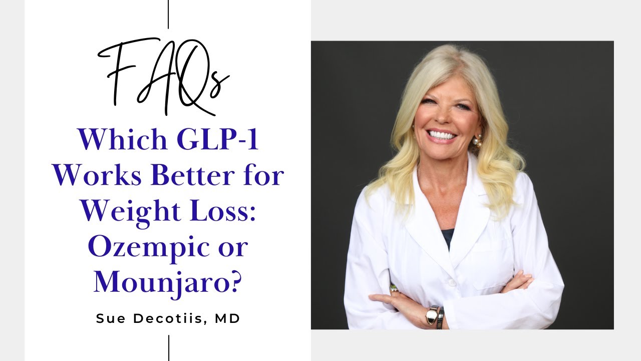 Which GLP-1 Works Better for Weight Loss: Ozempic or Mounjaro? | Dr ...