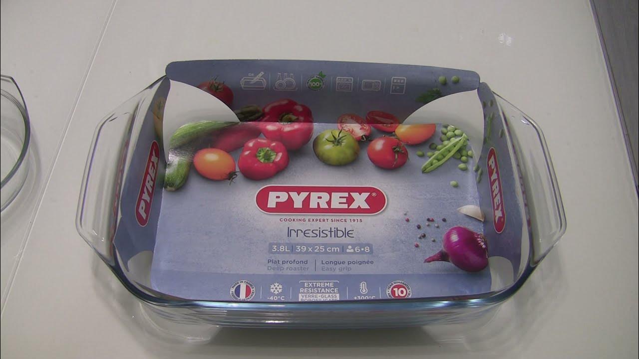 ПИРЕКС стеклянная посуда для запекания на 6-8 персон (PYREX) - YouTube