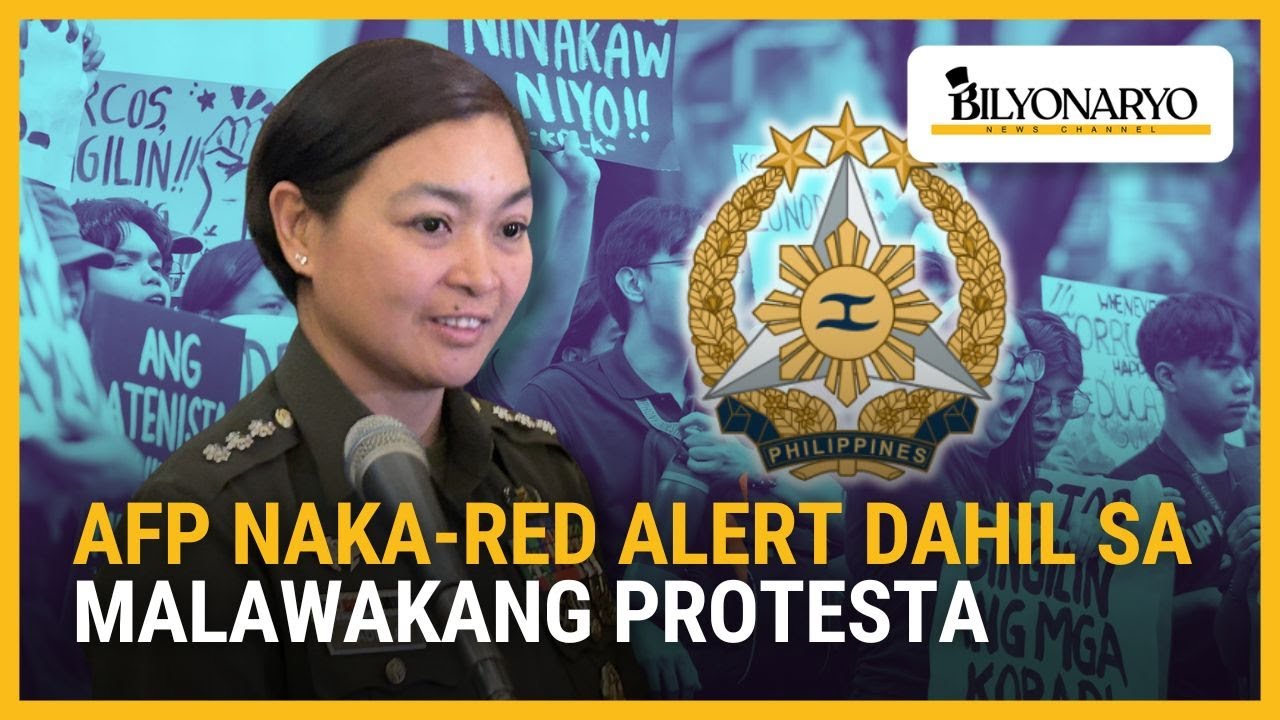 AFP naka-red alert dahil sa malawakang protesta sa Setyembre 21 ...