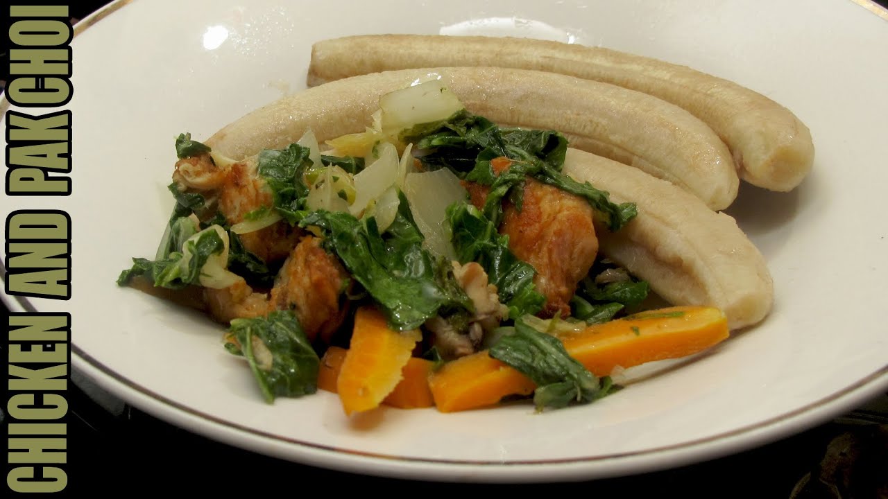 CHICKEN AND PAK CHOI - YouTube